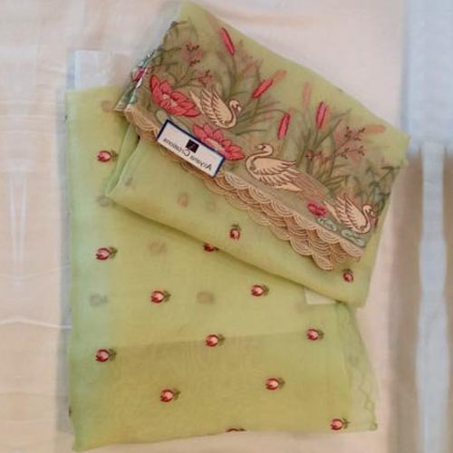 Pure Linen Embroided Cordset Suit Rust - Ariyana Creations | Ethnic ...
